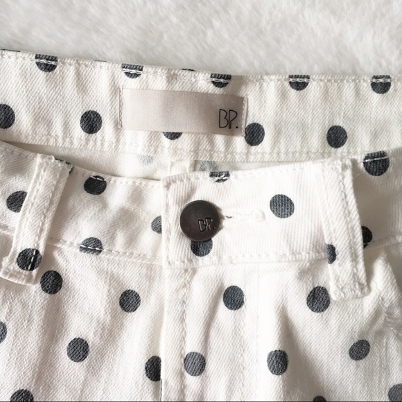 bp | Shorts | Nordstrom Bp White Dot Cutoff Denim Shorts | Poshmark